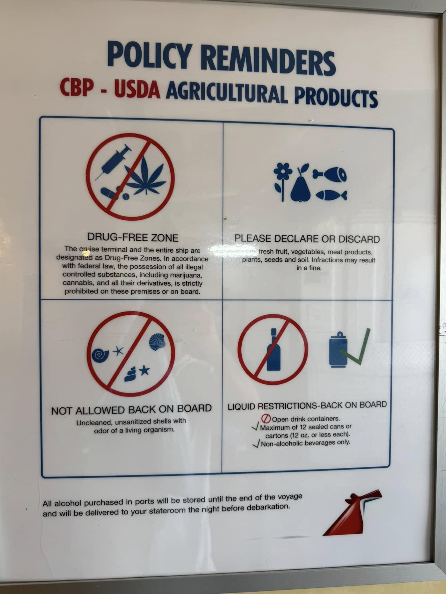 RULES FOR RETURNING TO SHIP AFTER PORTS – SemiProCruiser